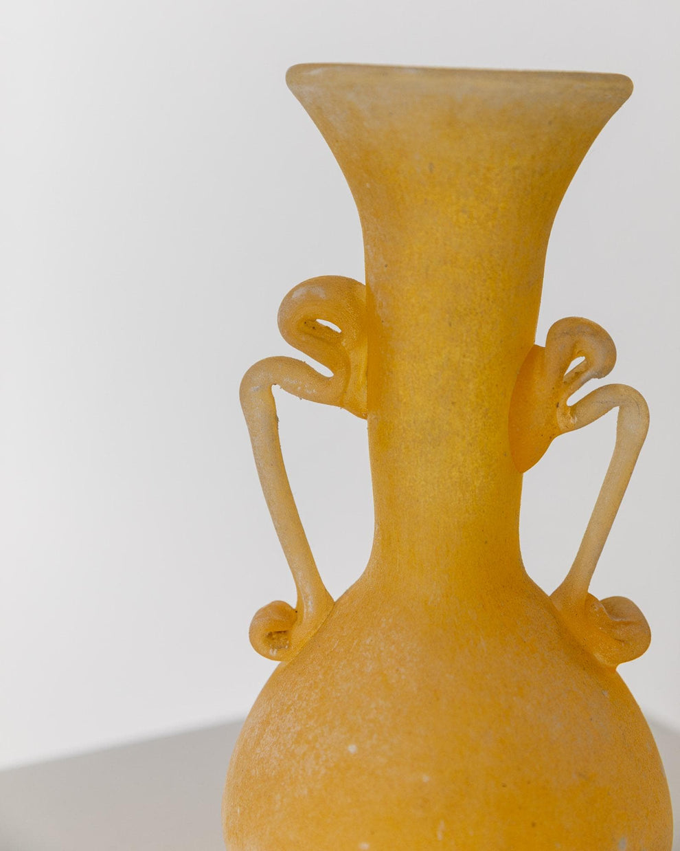 Vintage Murano Scavo Vase - 1960s Yellow Art Deco – 2nd home